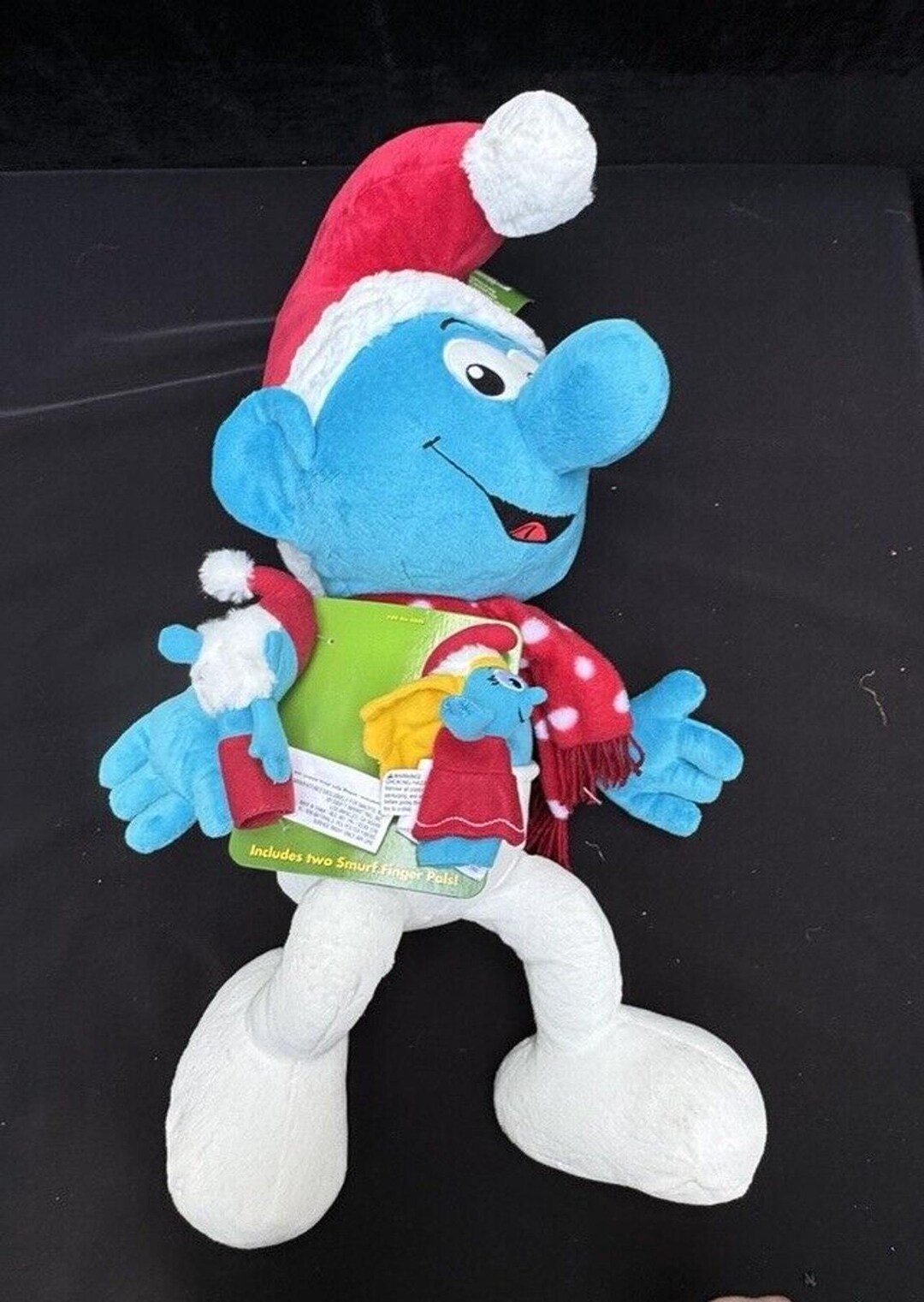 Macy's Christmas the Smurfs Plush With Finger Pals Holiday 2010 20" MWT ...