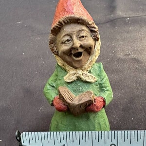 Tom Clark Gnome Figurine Caroler Series "o 1987 Cairn Studio Hand ...