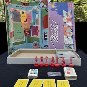 Selchow & Boardgame Mr. Ree! the Fireside Detective Game Purple Box ...