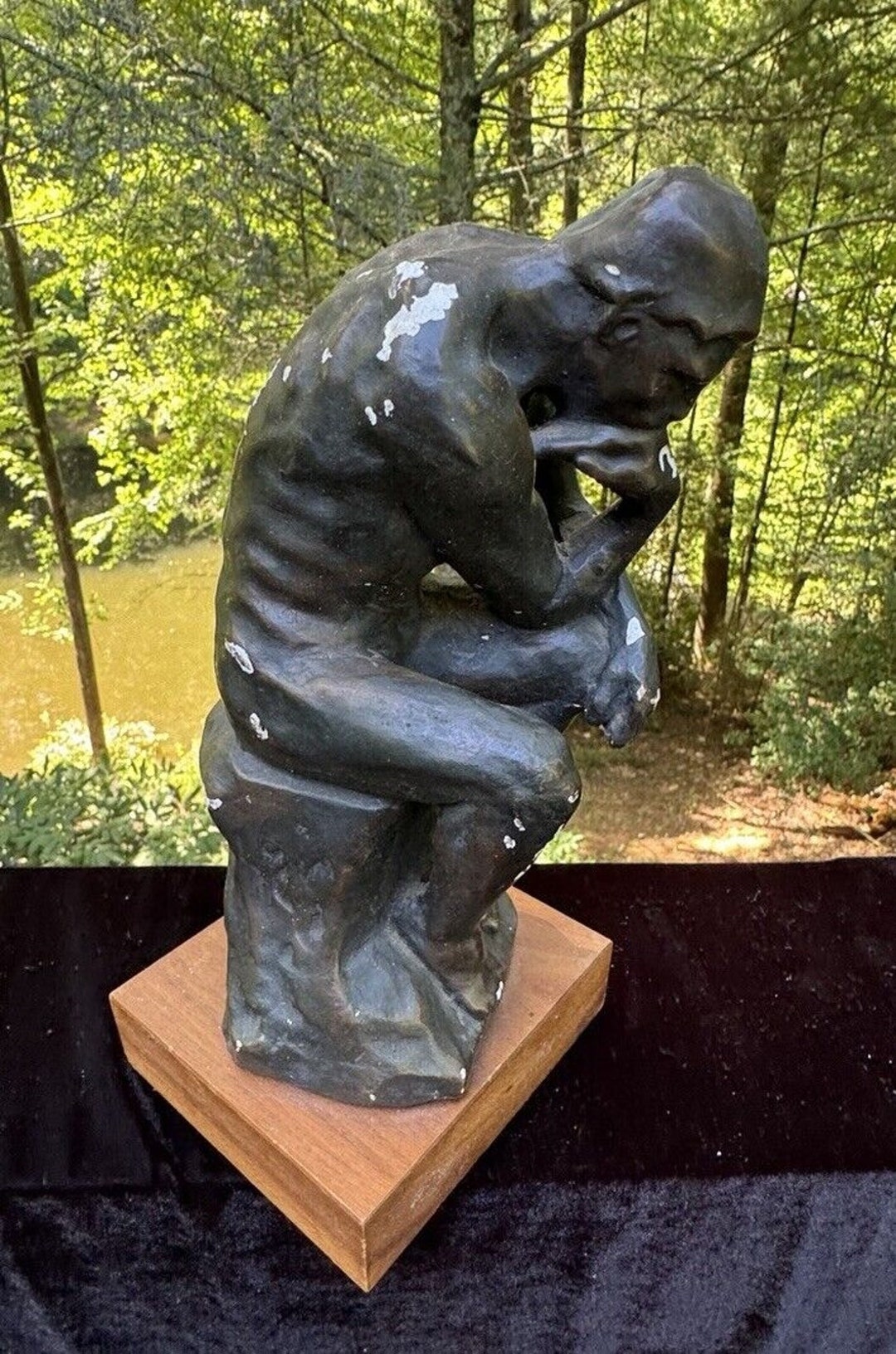 1960 Rodin’s the Thinker by Austin Productions Cast Stone 1st Edition ...