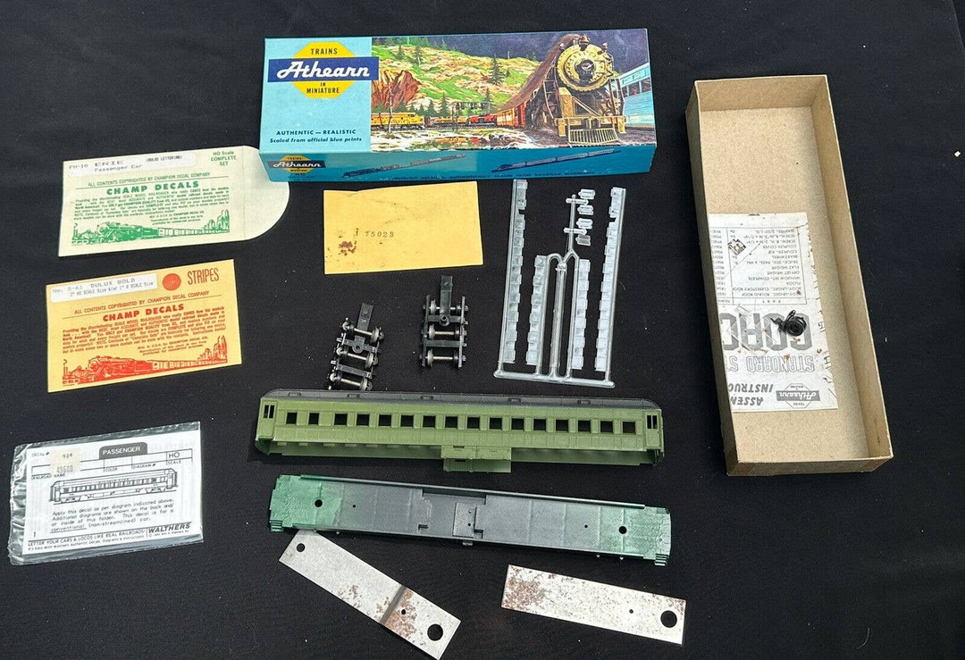 Athearn #1871 HO Scale Santa Fe Standard Observation Car Kit #1517 -T1 ...