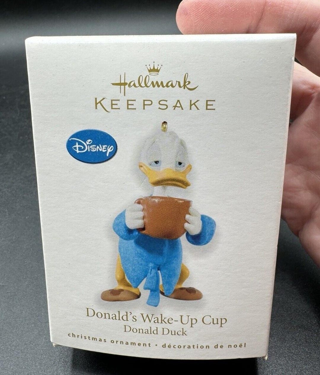 Brand NEW Hallmark Disney Donald's Wake-up Cup Christmas Ornament QXD1013 25D - Etsy