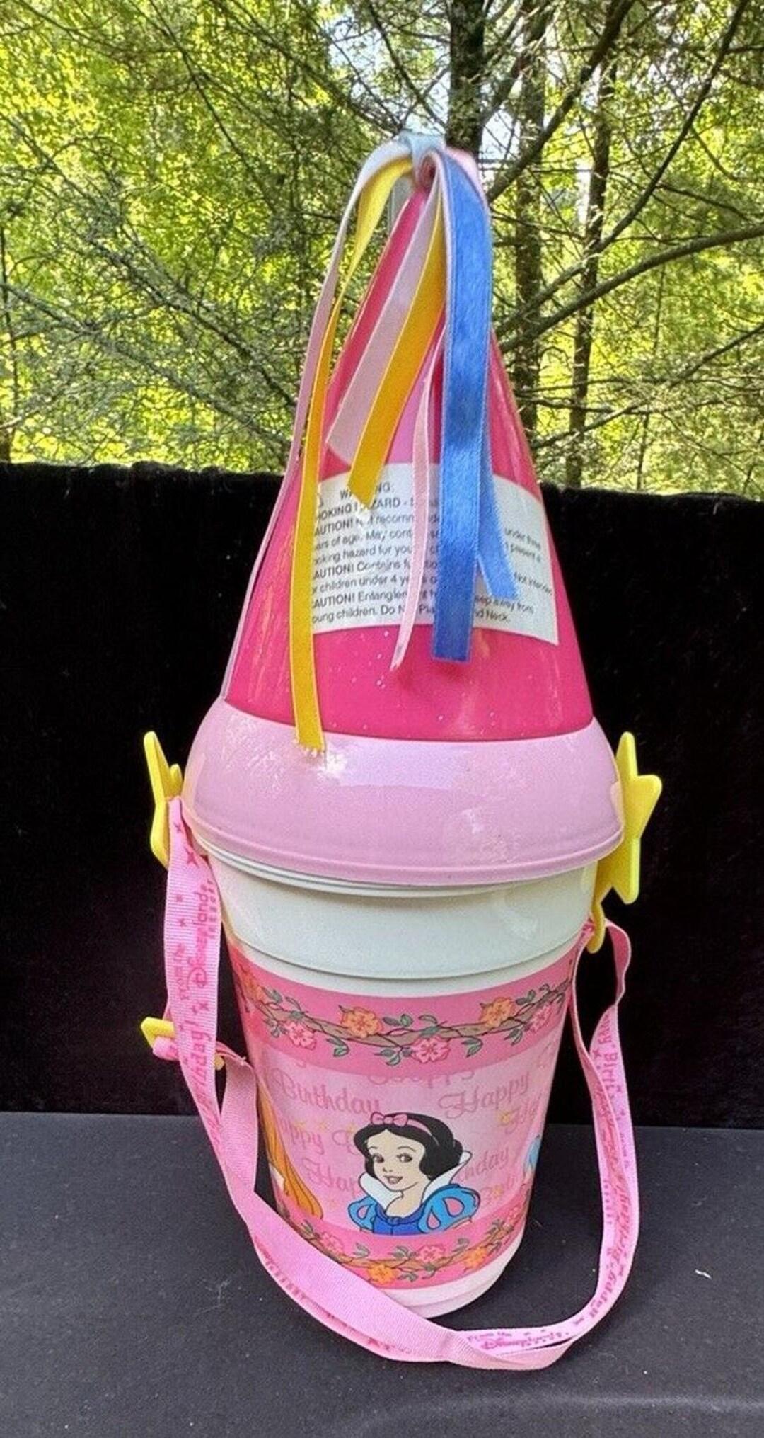Rare Vtg Disneyland Resort Princess Happy Birthday Popcorn Bucket ...