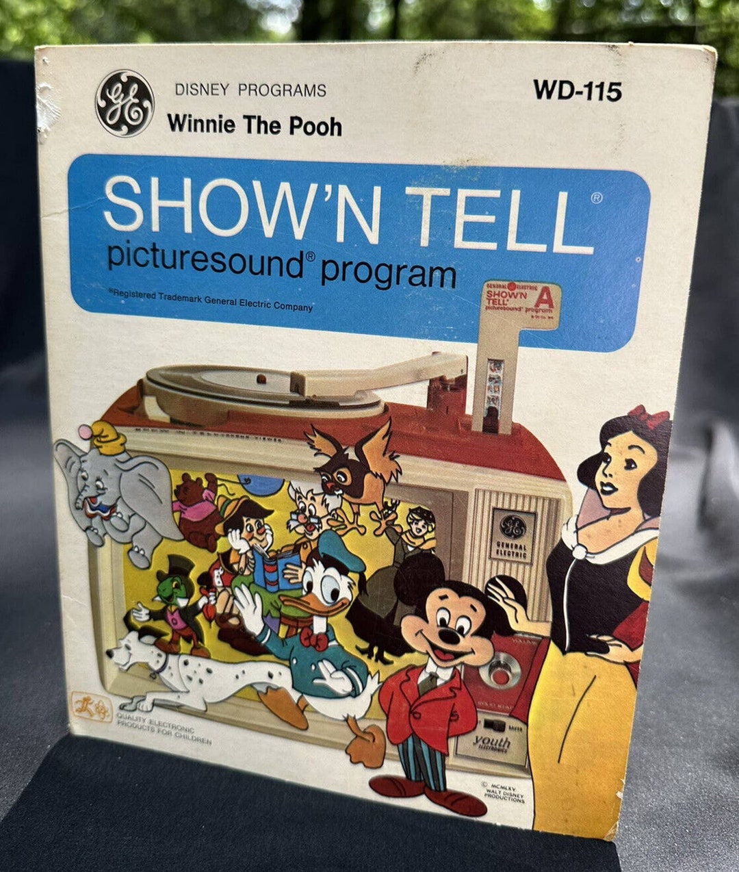 GE Show'n Tell Winnie the Pooh WD-115 33 1/3 Picturesound Program ...