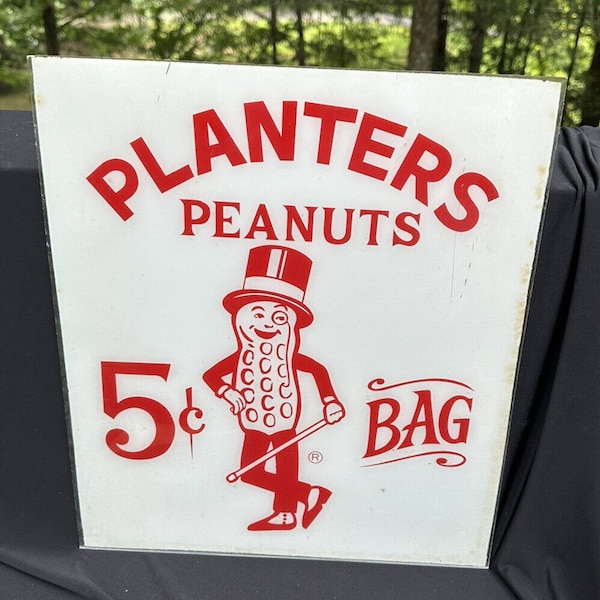 Planters Peanut Sign - Etsy