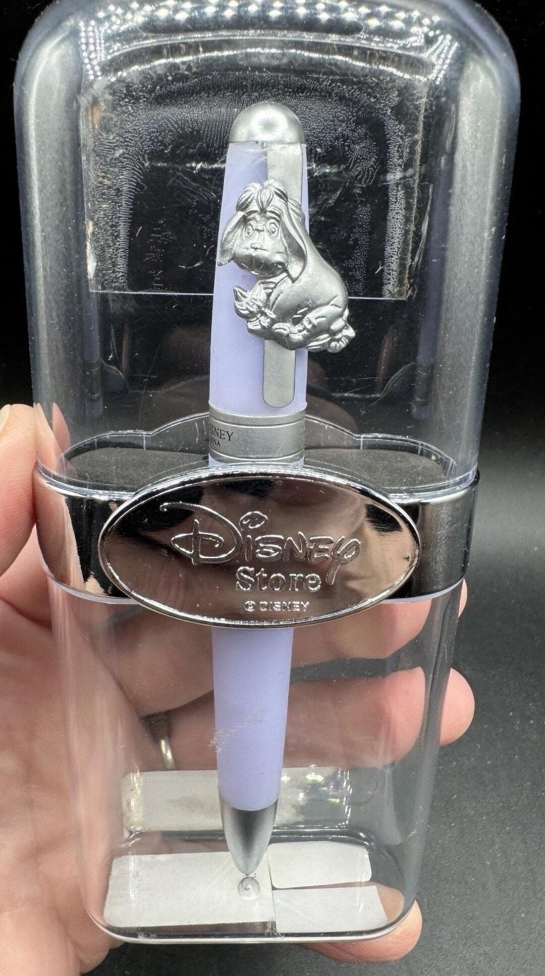 Disney Store 1990’s Eeyore Winnie the Pooh Pen Silver & Purple Amazing ...