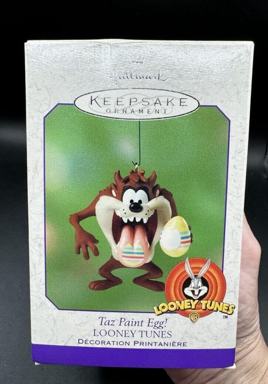 New Hallmark 2001 Taz Paint Egg Looney Tunes Devil Easter Spring ...