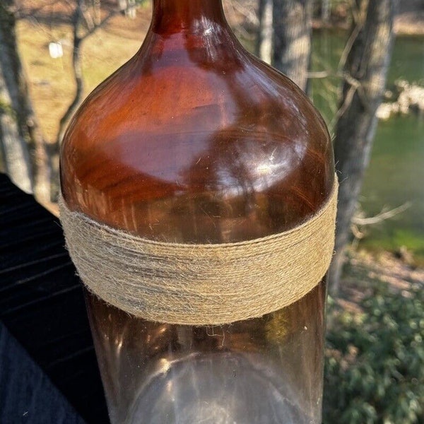 Twine Wrapped Bottle - Etsy