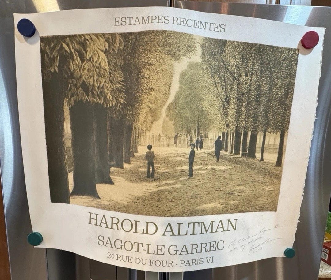 Rare 1982 Harold Altman Poster Artist Signed to Friend in Pencil ! - Etsy