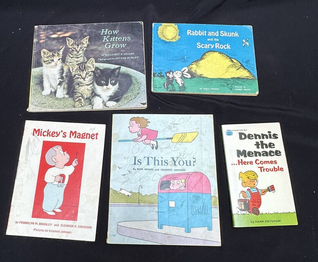 Lot of 5 Vintage 1970s Children’s Books Paperback - Various Titles -BK2 ...