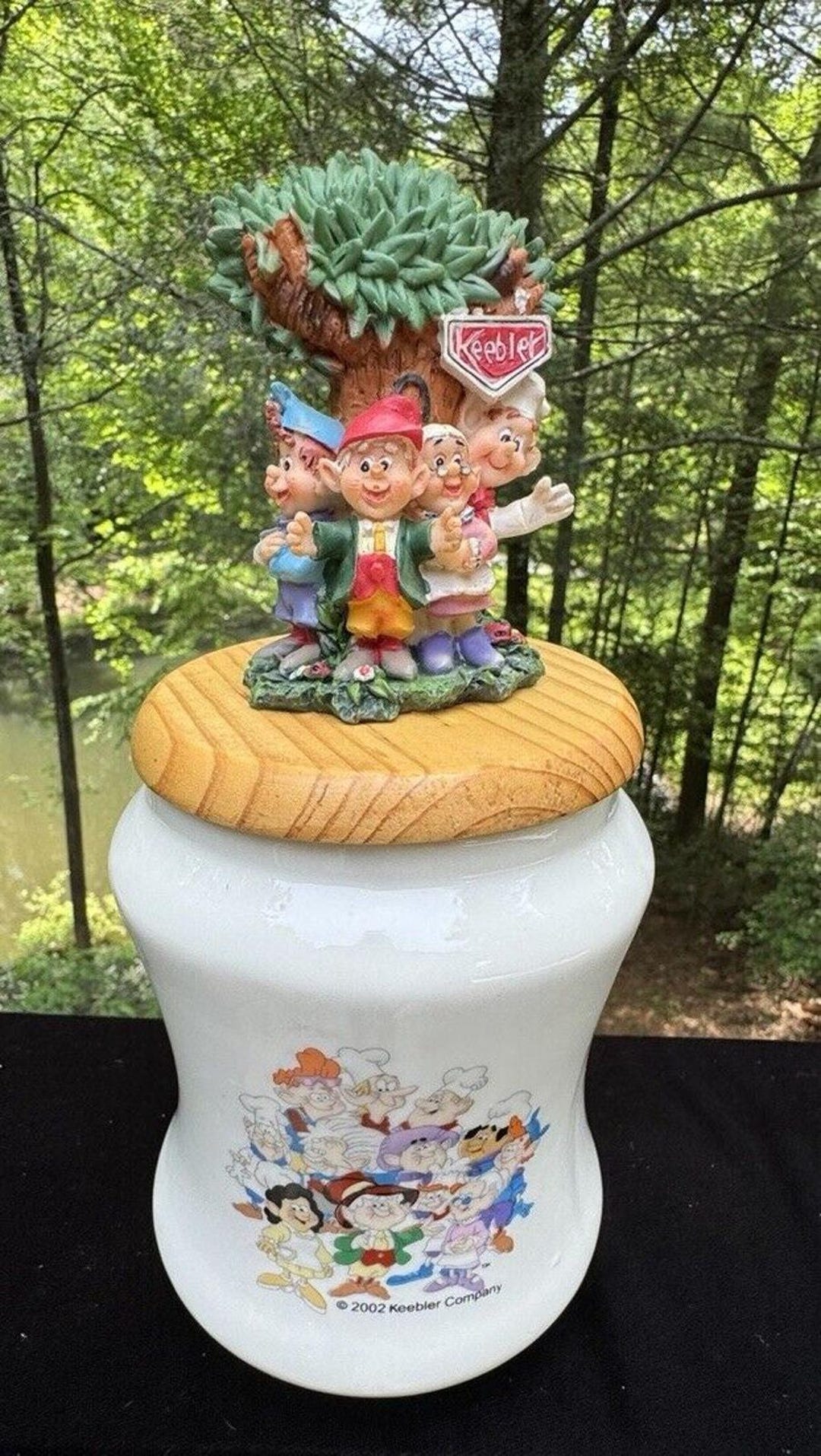 CUTE Colorful 2002 Keebler Company Elf 9" Canister Sei Smith ...