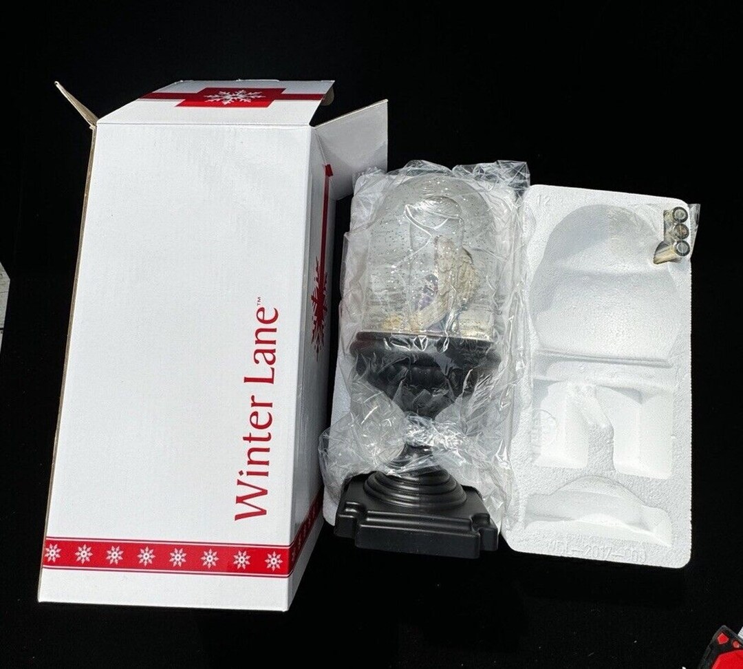 Winter Lane Musical Lighted Snowglobe - Nativity Brand New in Box - Etsy