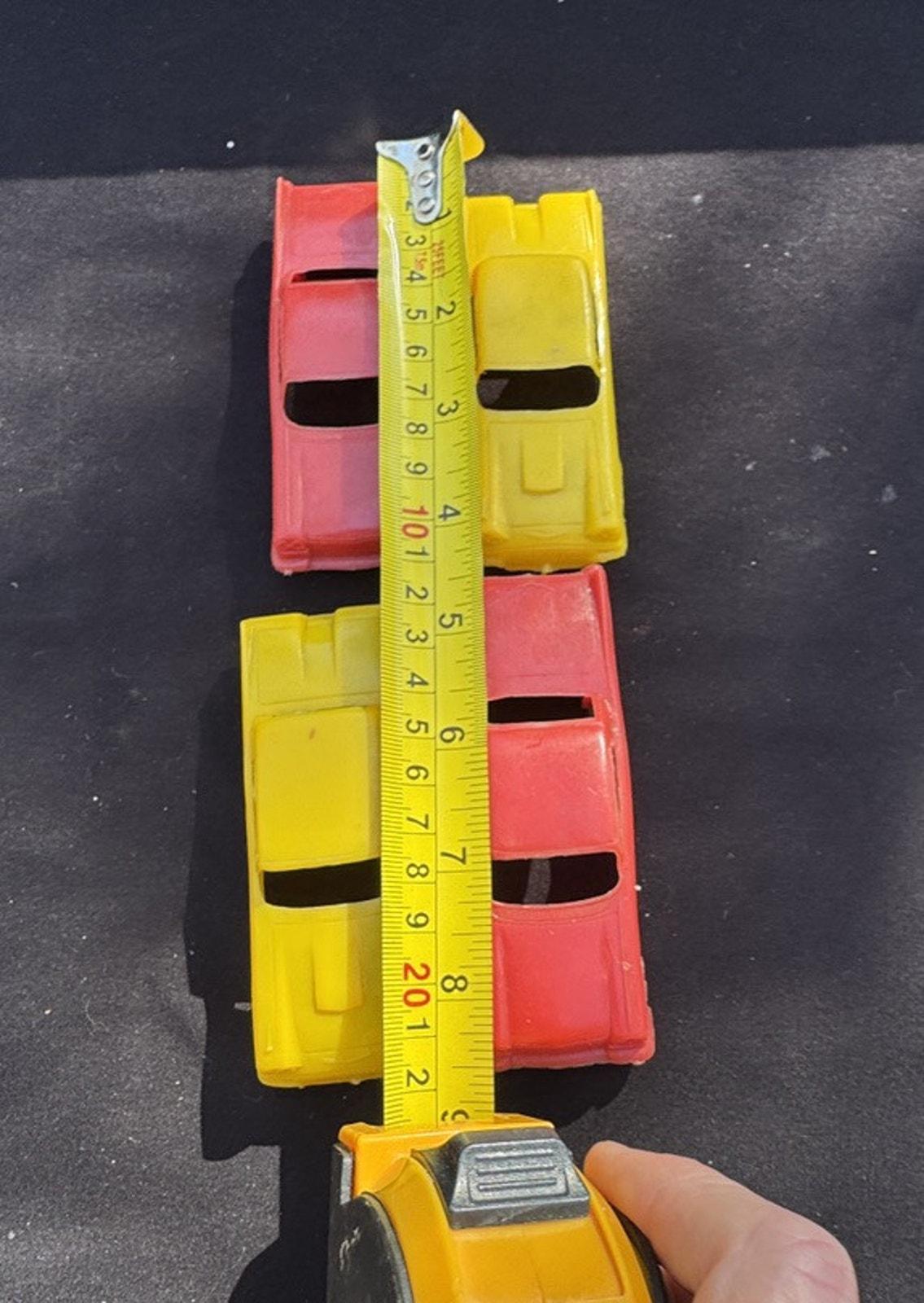 4 Early 1960s Marx Toys Processed Plastics Toy Cars Made in USA -TO8 - Etsy