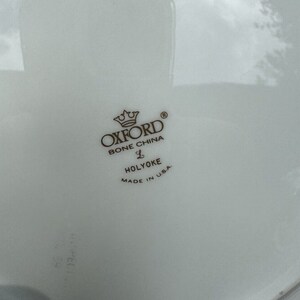 5 Holyoke Bone China by Oxford Div of Lenox White Daisies 8” Salad ...