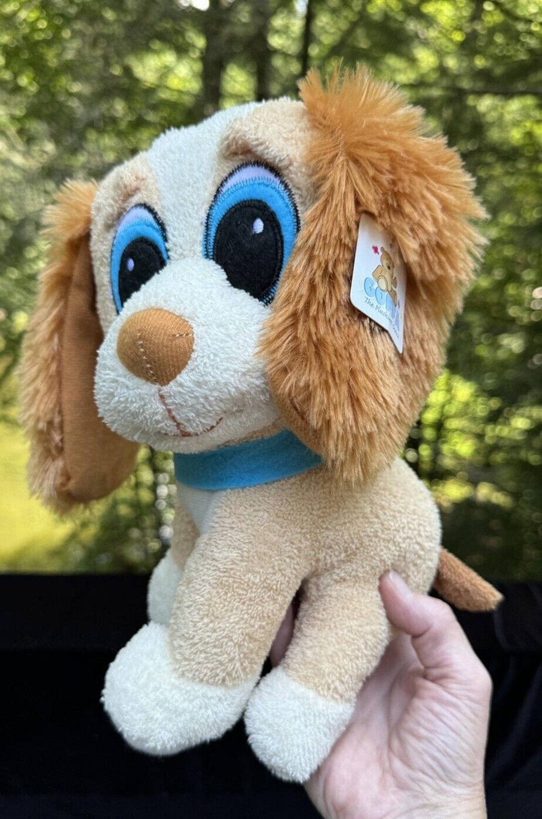 Goffa Lady Dog Plush Puppy Big Eyes Soft Furry Stuffed Animal Toy NWT ...