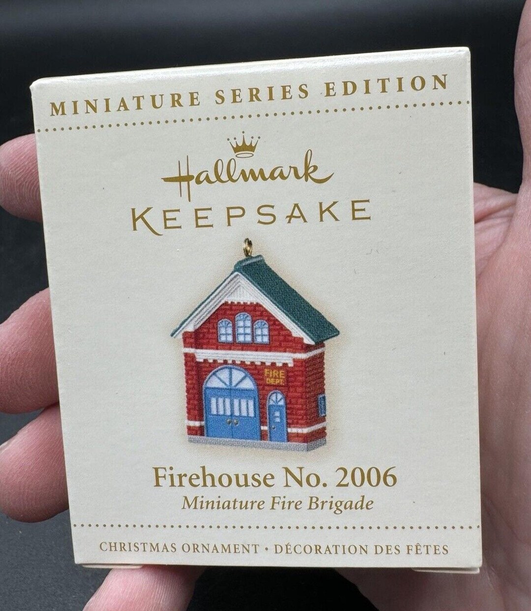 Brand NEW Hallmark Firehouse No. Miniature Christmas Tree Fire Brigade ...
