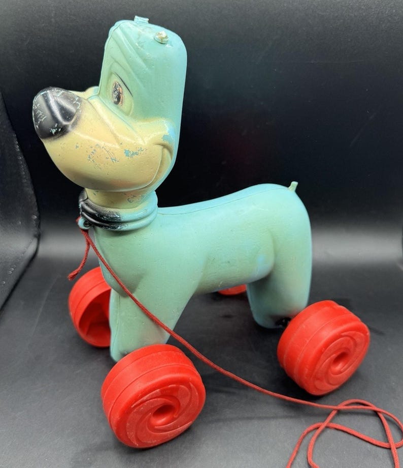Very Rare 1960’s EXCLUSIVE Jetsons Astro the Dog Pull Toy Blow Mold HTF ...
