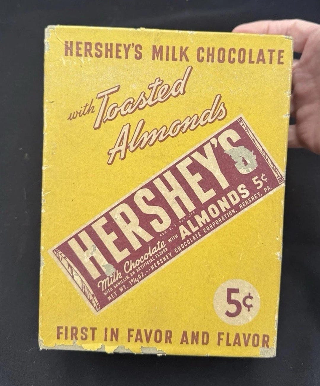 Vintage Rare WW2 HERSHEY'S Milk CHOCOLATE Bar Box - Etsy