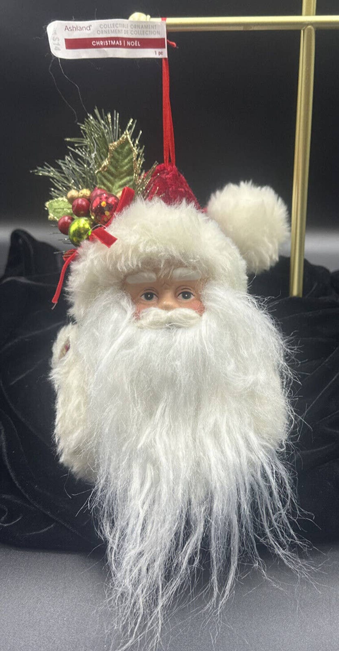 Huge Stunning New ASHLAND SANTA CLAUS Christmas Tree Ornament S1 - Etsy