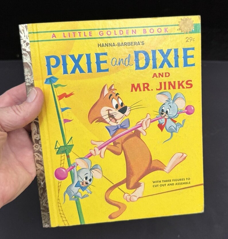 Vtg 1960s Pixie & Dixie Mr. Jinks Little Golden Book Kids Bedtime Story - Etsy
