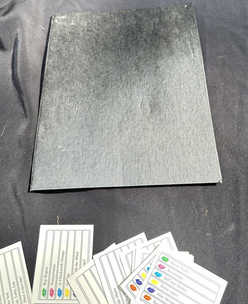 1990 Pressman Read My LIPS GAME BOARD Only Parts Pieces Wild Party Game ...