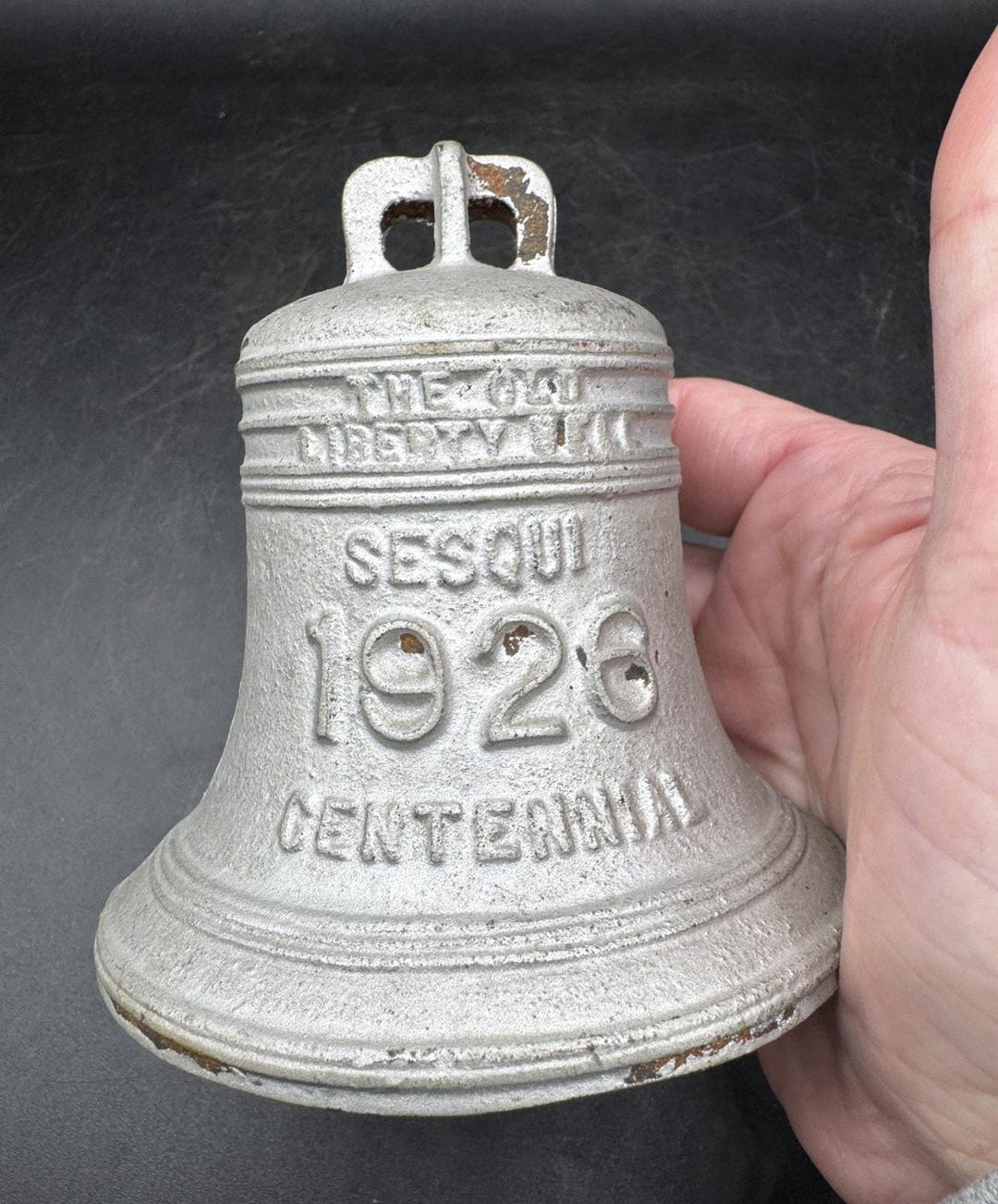 Vtg 1926 Liberty Bell Cast Iron Bank Sesquicentennial Philadelphia Expo ...