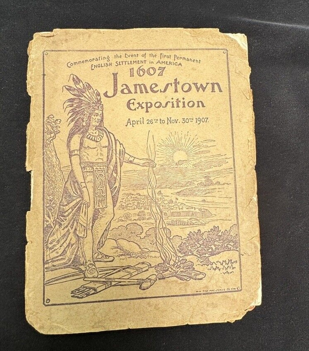 1907 Jamestown Ter-centennial Exposition Souvenir Program Historical ...