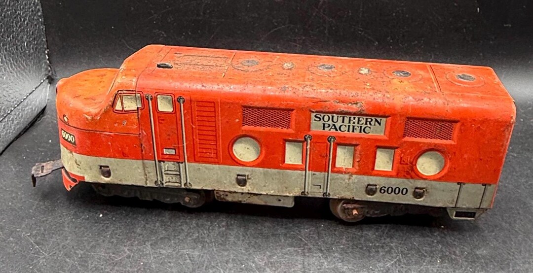 Vintage 1940’s Marx Train 6000 Southern Pacific DUMMY Diesel Locomotive ...