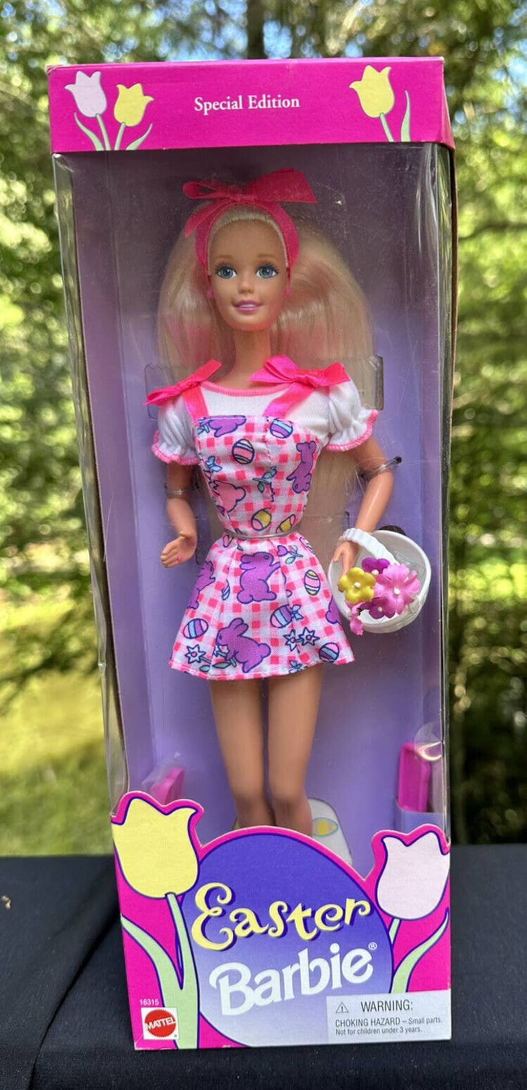 1996 Mattel EASTER BARBIE DOLL Special Edition New 16315 Barbie Movie ...