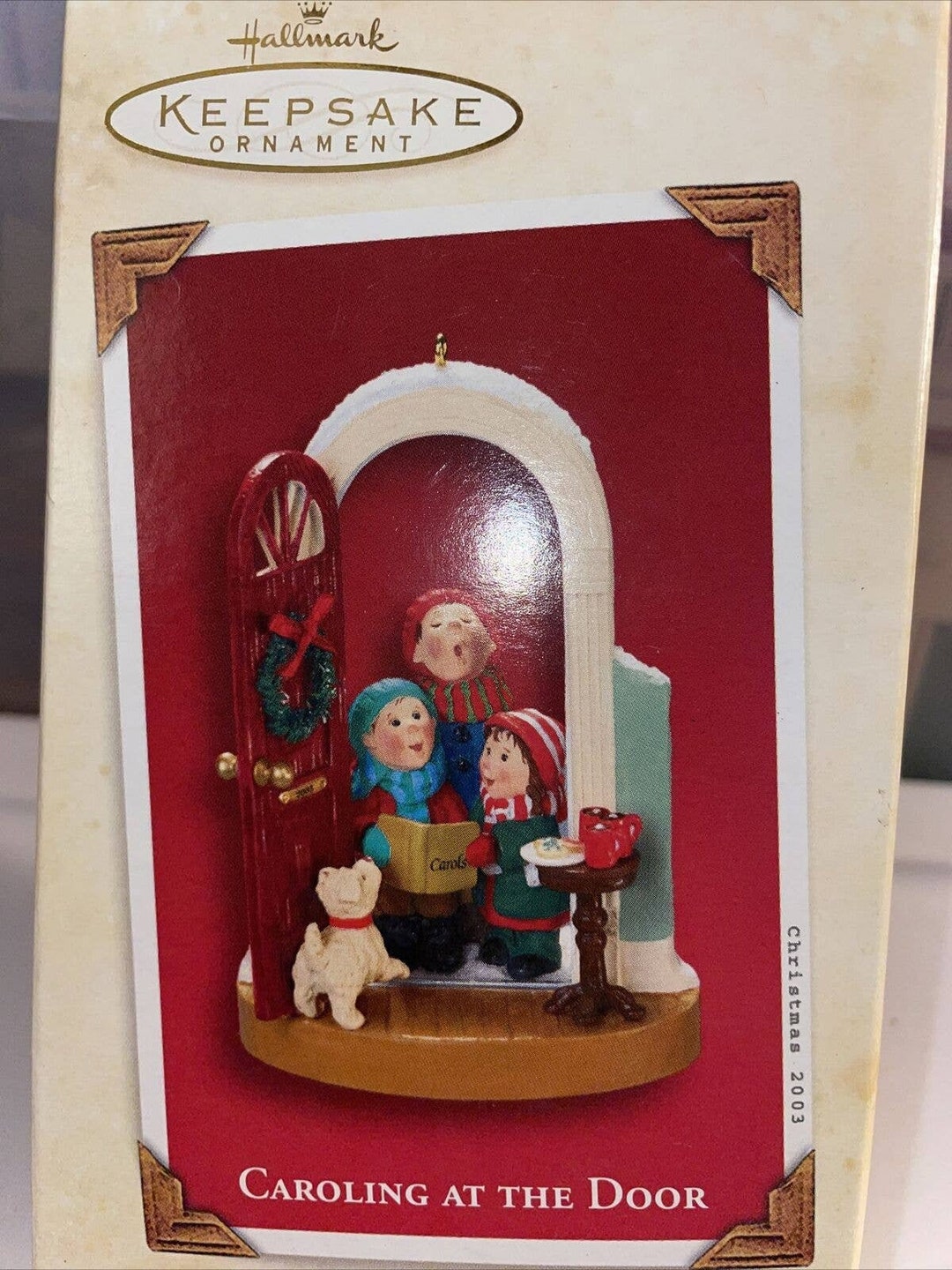 New in Box! Hallmark Ornament Caroling at the Door QXG8819 2003 -W - Etsy