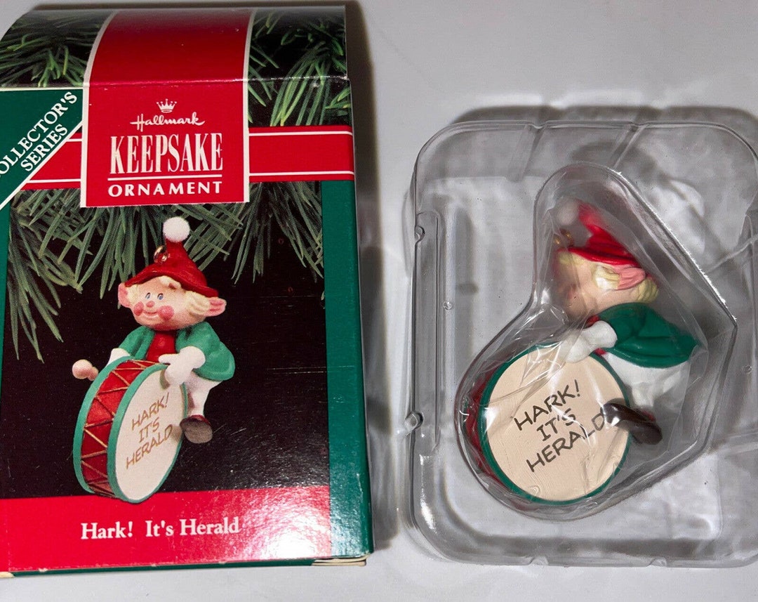 New 1990 Hallmark Collector Series Ornament “hark, It's Herald!” # 2 ...
