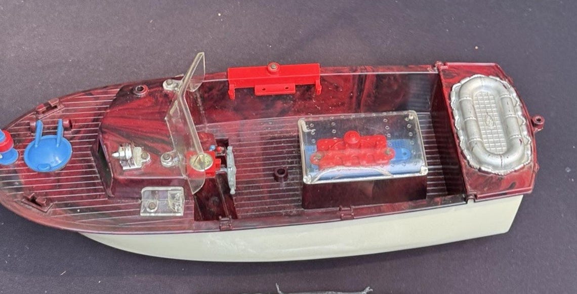 Rare 1950'S VINTAGE HARBOR LAUNCH Boat by Ideal Toys - Etsy