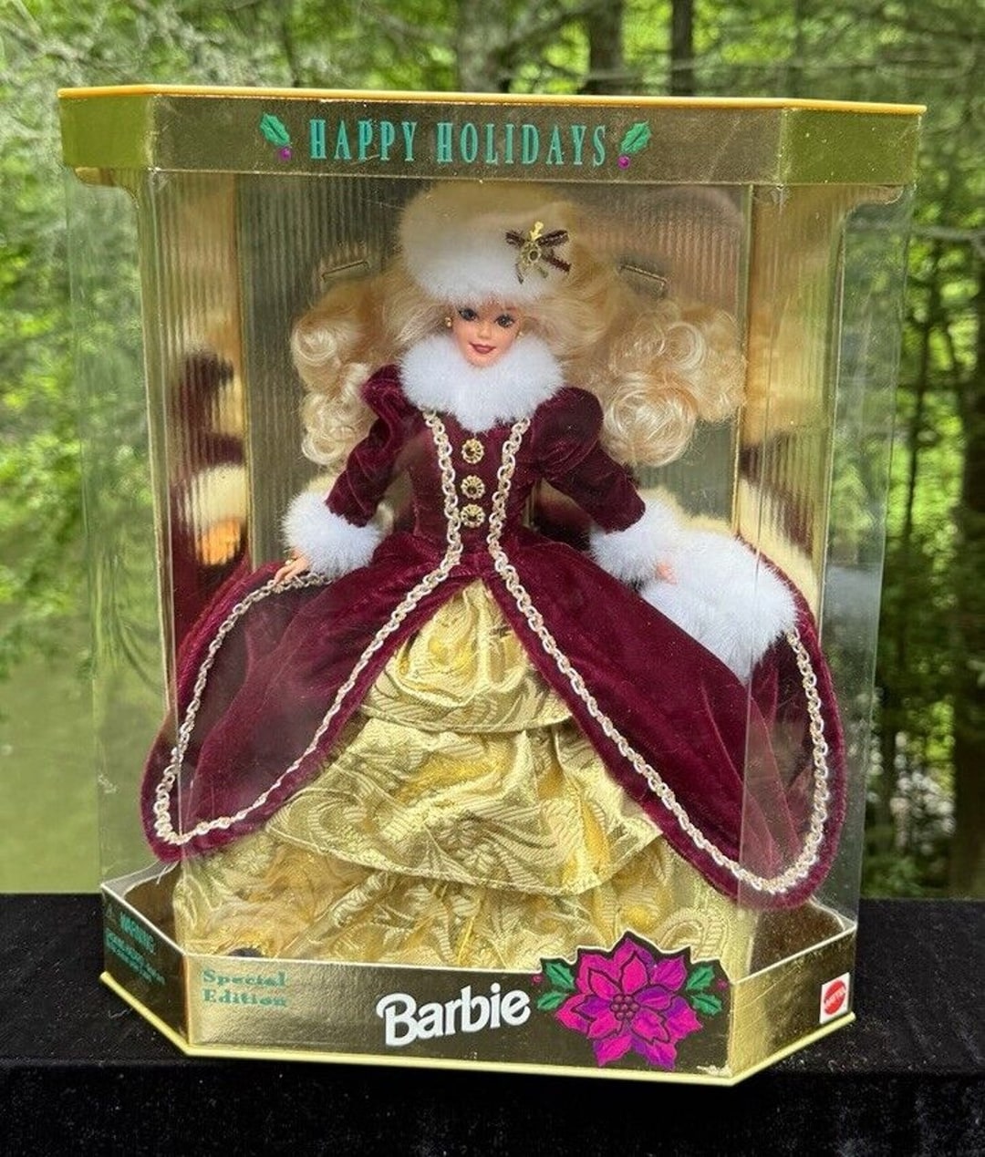 1996 Holiday Barbie Special Edition Happy Holidays Barbie Doll New in ...