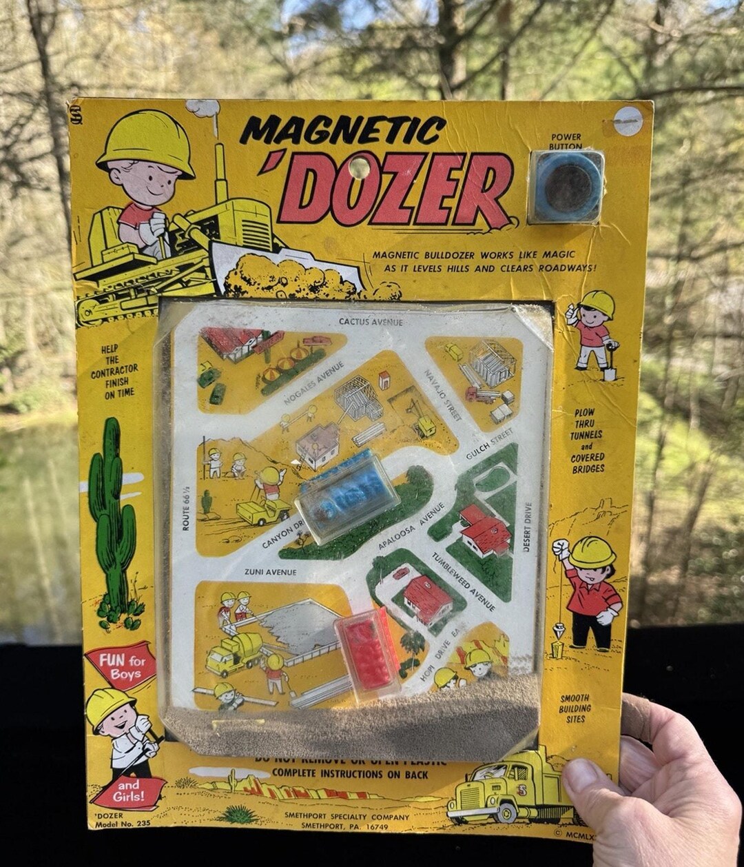 Rare Vintage Mini Magnetic Dozer Toymodel 545 Smethport Specialty Model ...