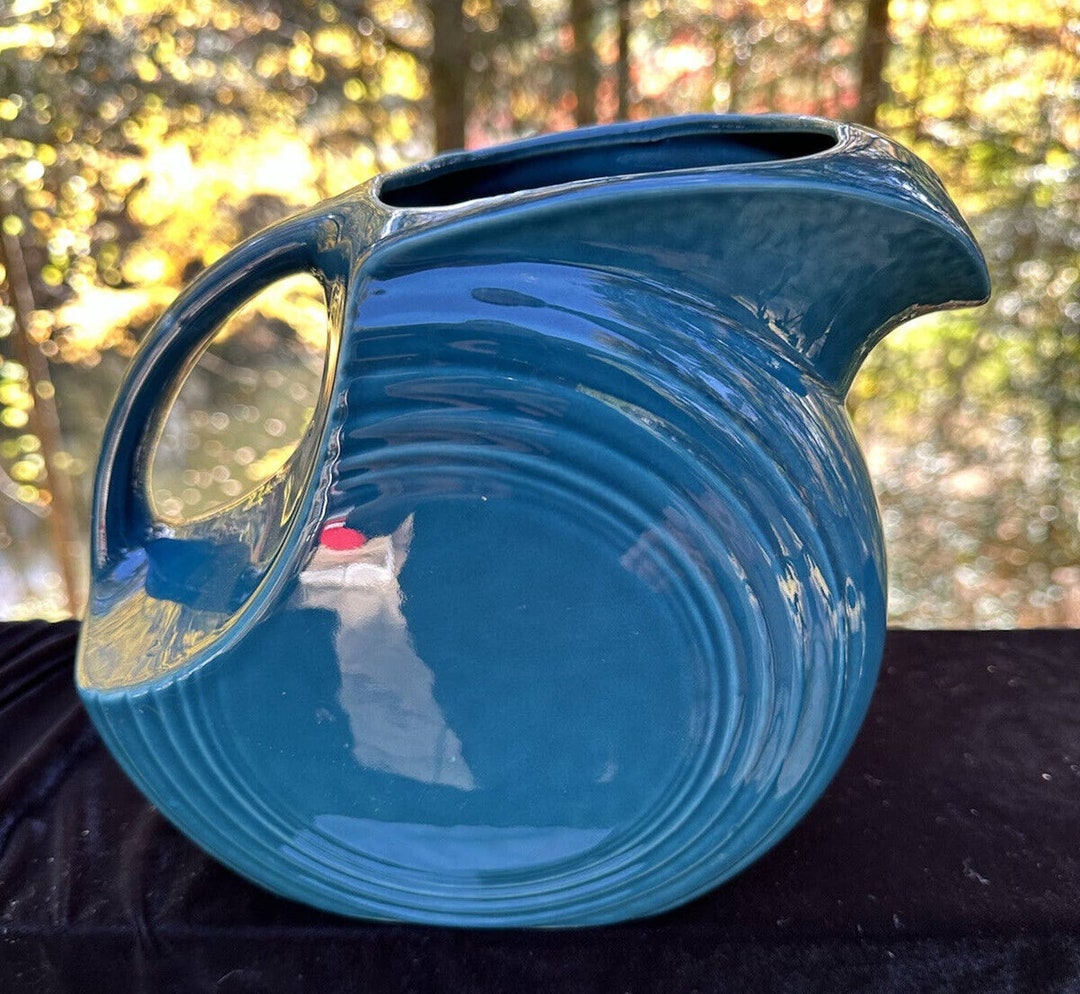 Beautiful Large Disk Pitcher Lapis Blue FIESTAWARE FIESTA Mint ...