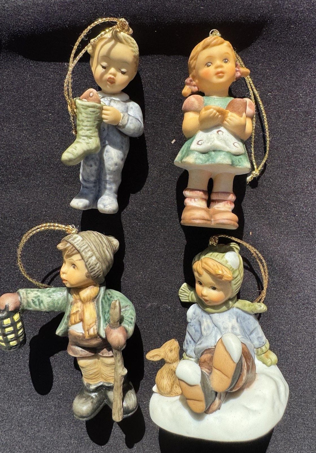 4 Lovely Studio Hummel Christmas Ornaments Goebel Berta Hummel -3 - Etsy