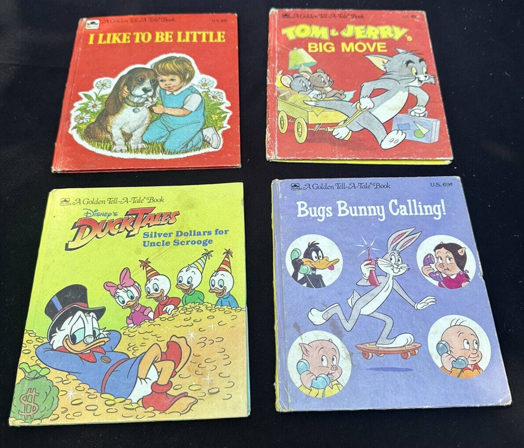 1980s Tell-a-tale Books Lot of 4 Bugs Bunny Duck Tails & More Children ...