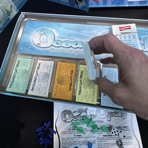 Oceanopoly Ocean Opoly Monopoly Fish Board Game the Sky Great Shape ...