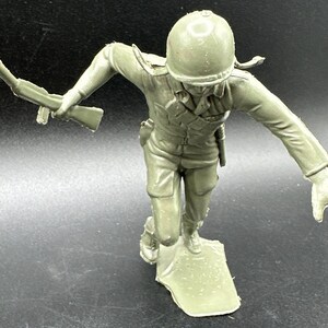 Vintage Louis Marx 6” & 5” WWII Army JUMBO Lot of 2 1960s Excellent ...