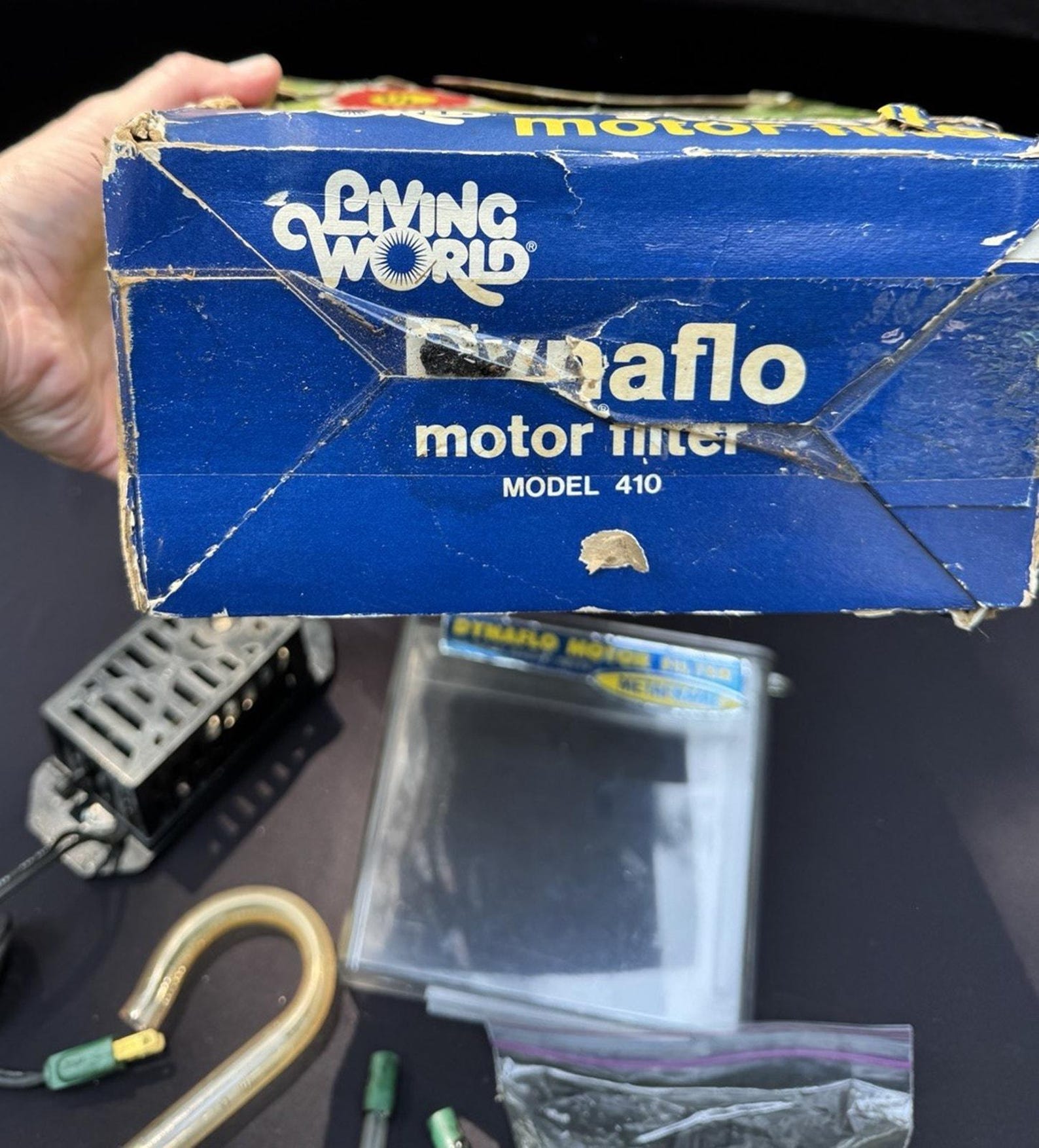 Vintage Metaframe Living World Dynaflo Filter Original Box Rare! Works ...