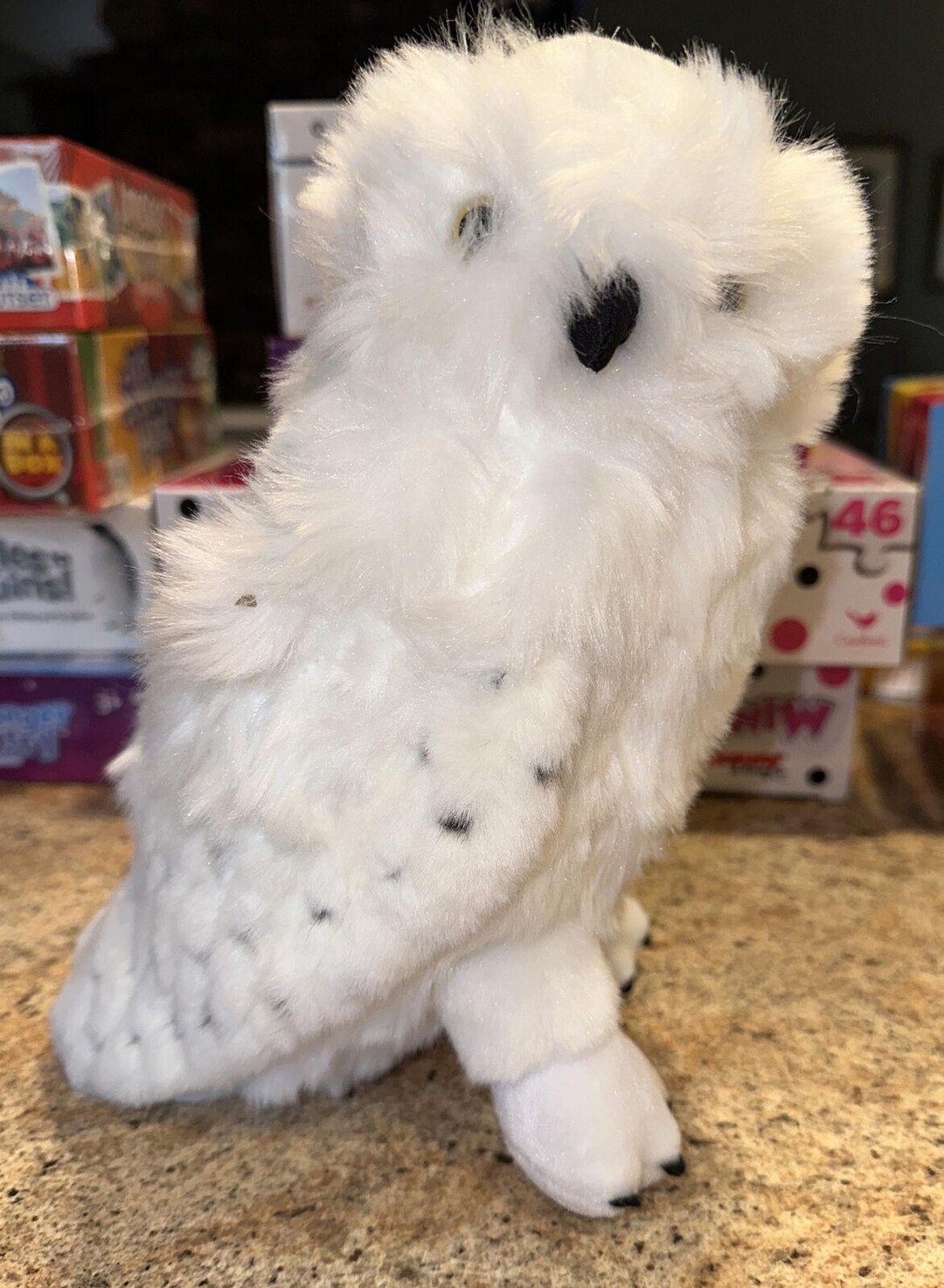 New the Noble Collection Harry Potter Hedwig Plush 11 Soft Plush Snowy ...