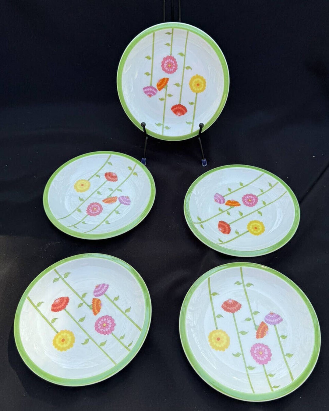 5 Contrariwise by Denby 1974 BREAD & BUTTER PLATE 6 1/8 Made in ...