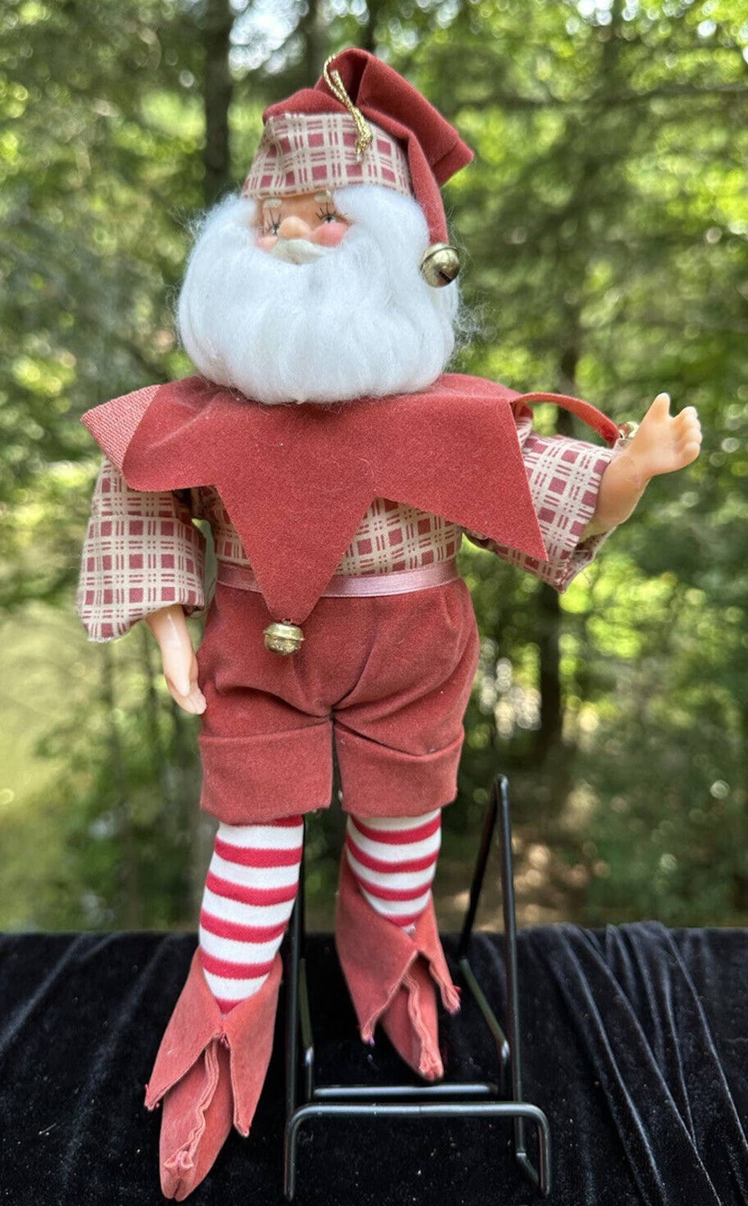 Mid Century SANTA CLAUSE Dressed as Elf 12 Tall Year Without Santa Doll S28 - Etsy