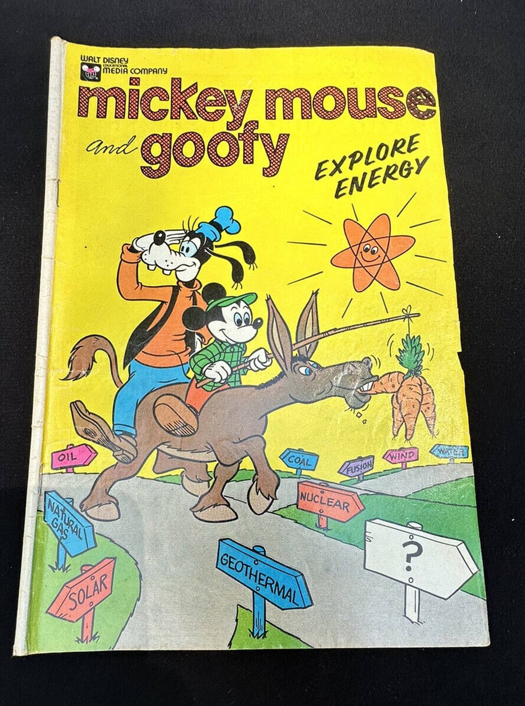 MICKEY MOUSE and GOOFY Explorer Energy Walt Disney Comics - Promo 1976 ...