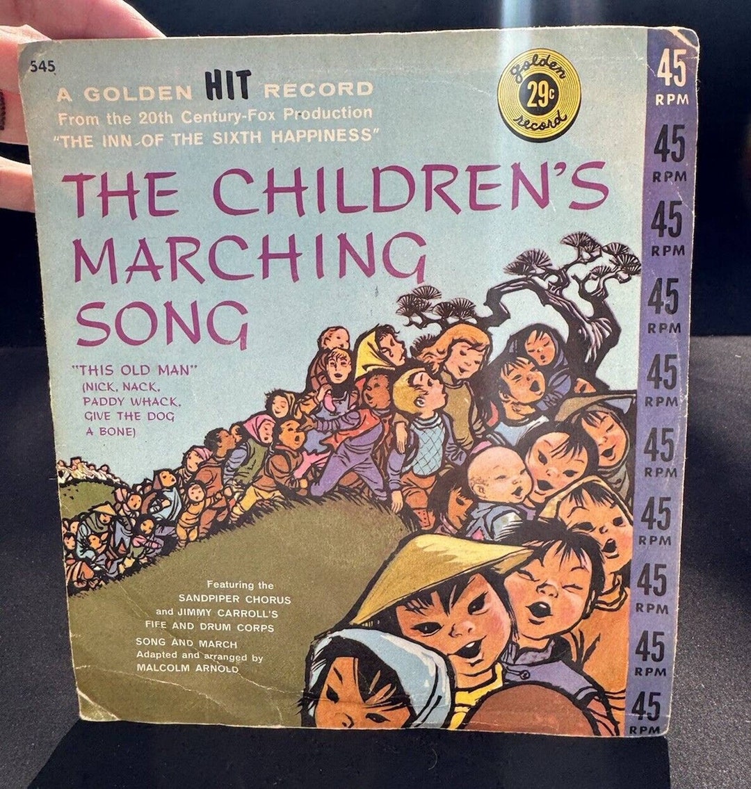 1950’s Golden Record the CHILDREN'S MARCHING SONG 45 Excellent ...