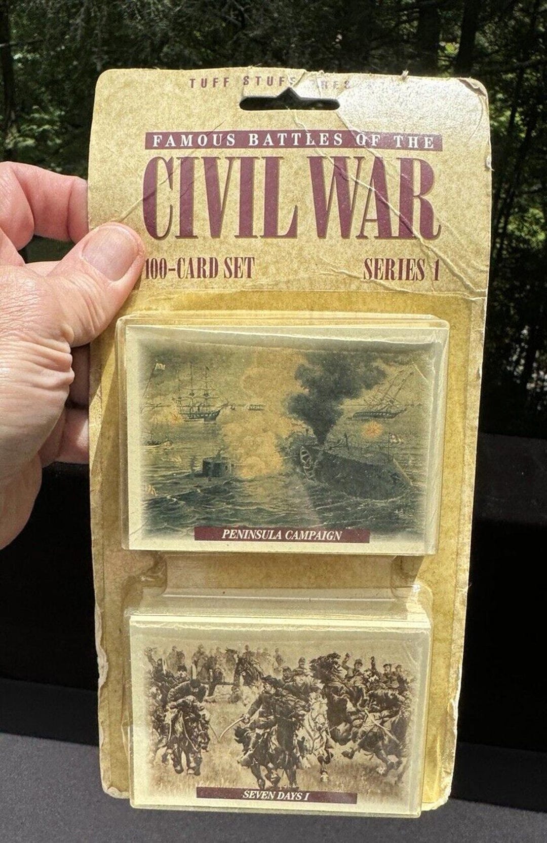1991 Tuff Stuff Famous Battles of the Civil War 100-card Set Series One ...