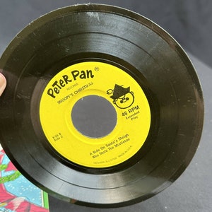 Snoopy's Christmas EP Record Peter Pan Records 45 RPM 4 Songs George ...