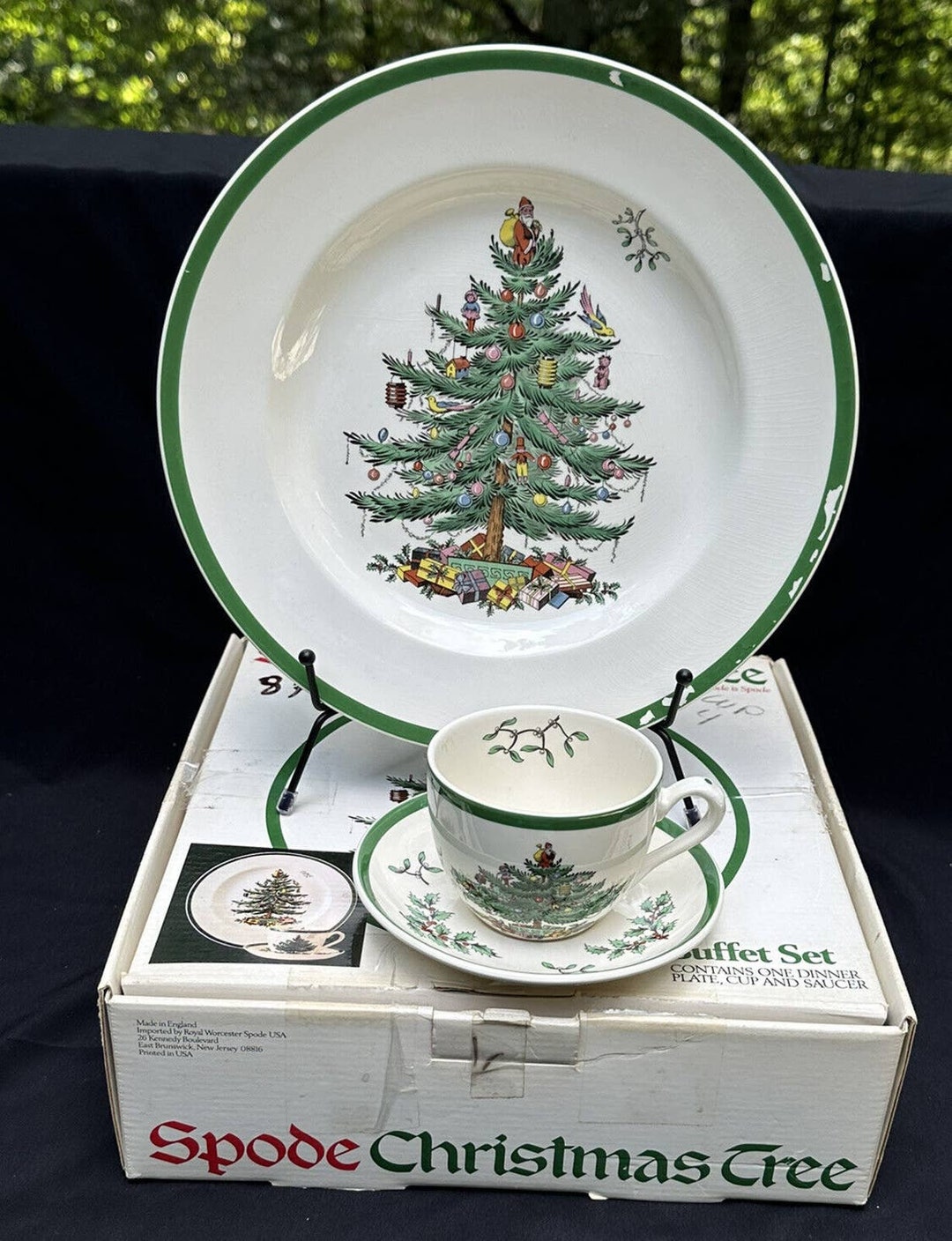 Spode Christmas Tree Buffet Set Porcelain Made in England in Box -SP2 ...