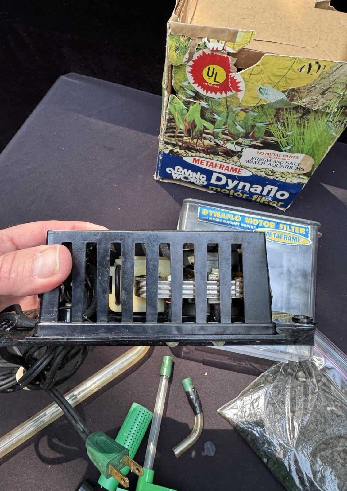 Vintage Metaframe Living World Dynaflo Filter Original Box Rare! Works ...