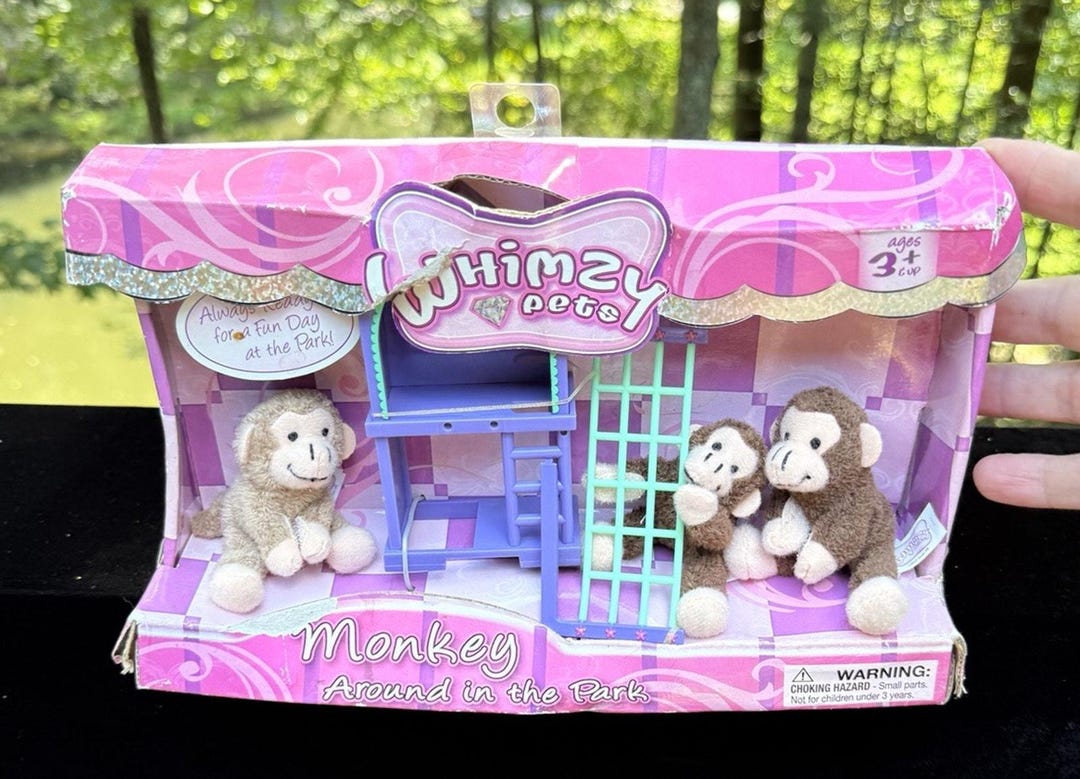 Rare Whimzy Pets Whimsy Monkey Around in the Park Accessories - Etsy